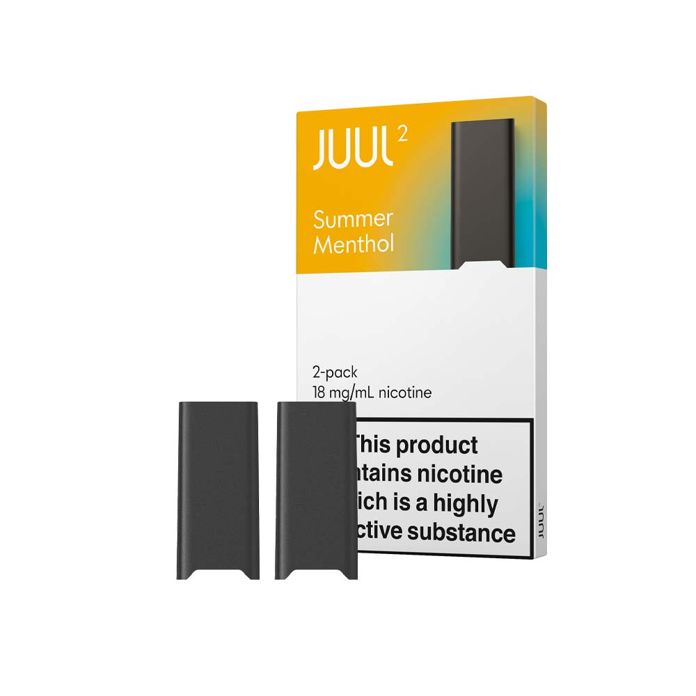 Juul 2 Summer Menthol Pods 18mg | 2-Pack | In Stock Now – Smoketronics