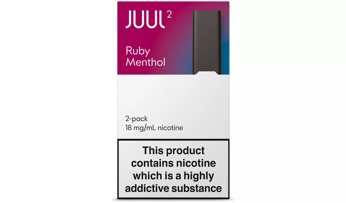 Juul 2 Pods - Ruby Menthol 18mg – Smoketronics